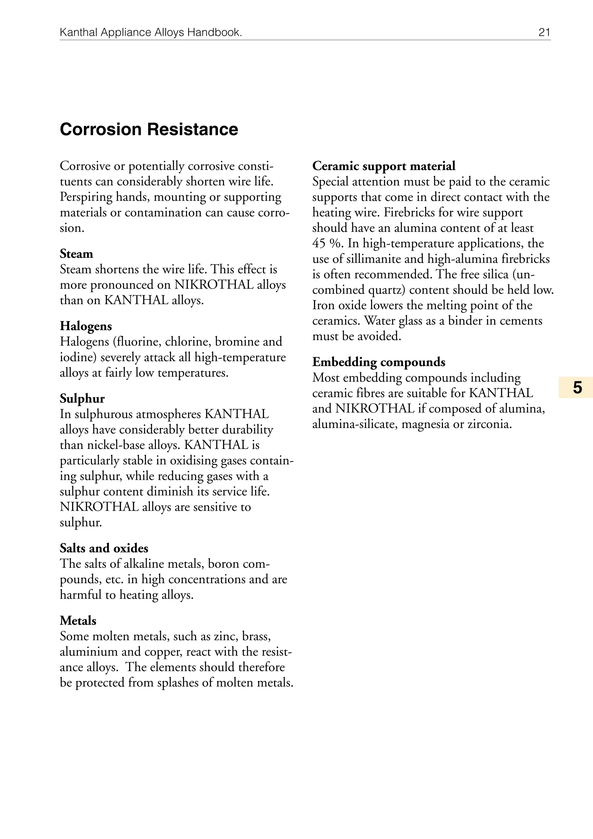 Kanthal a1 Handbook | PDF