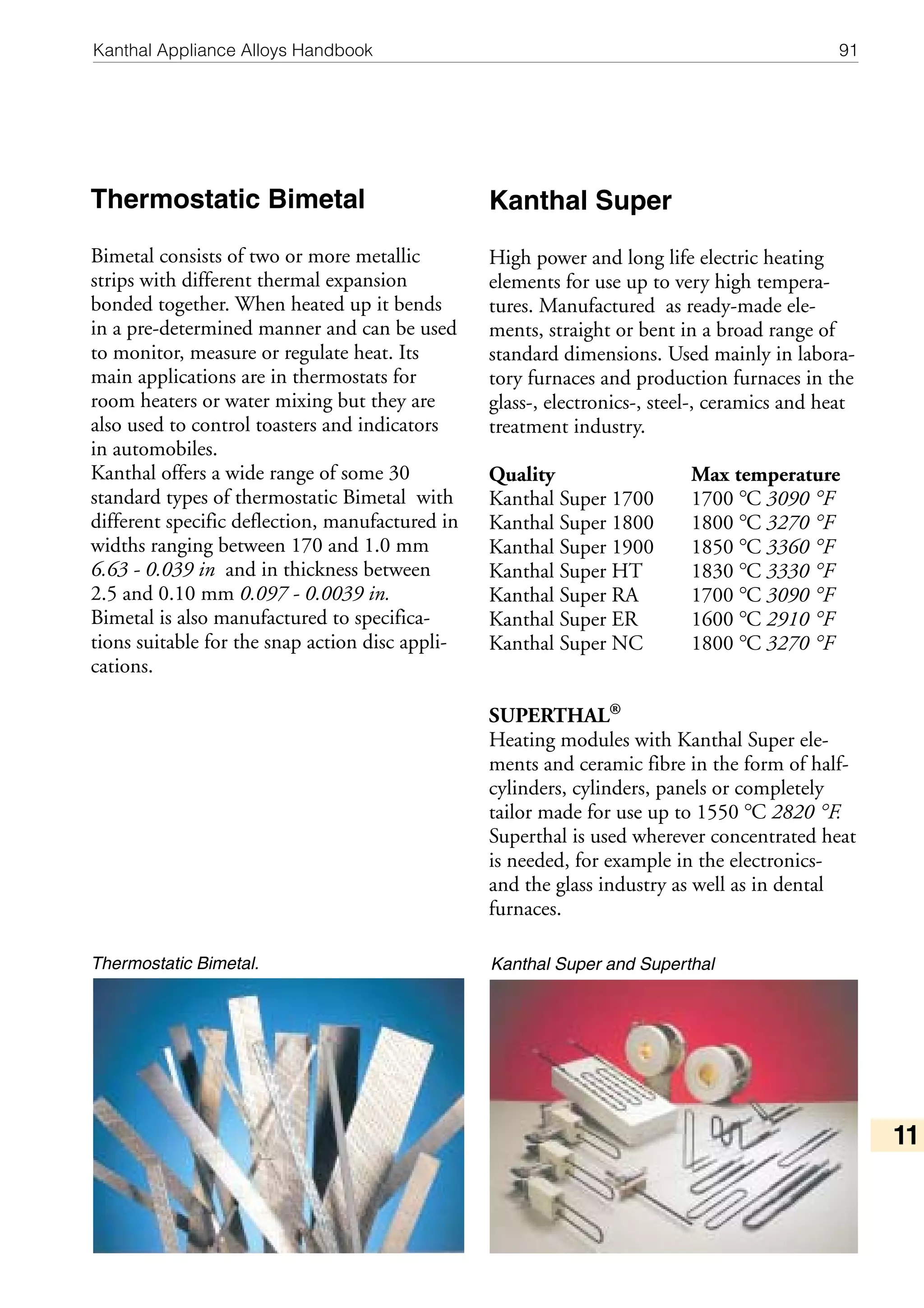 Kanthal a1 Handbook | PDF