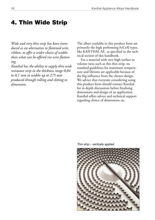 Kanthal a1 Handbook | PDF