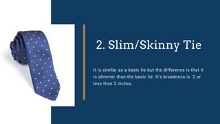 Kanthlangot presents different types of neckties | PDF