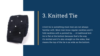 Kanthlangot presents different types of neckties | PDF
