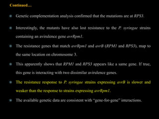 arabidopsis thaliana a model plant for studying plant pathogen ...