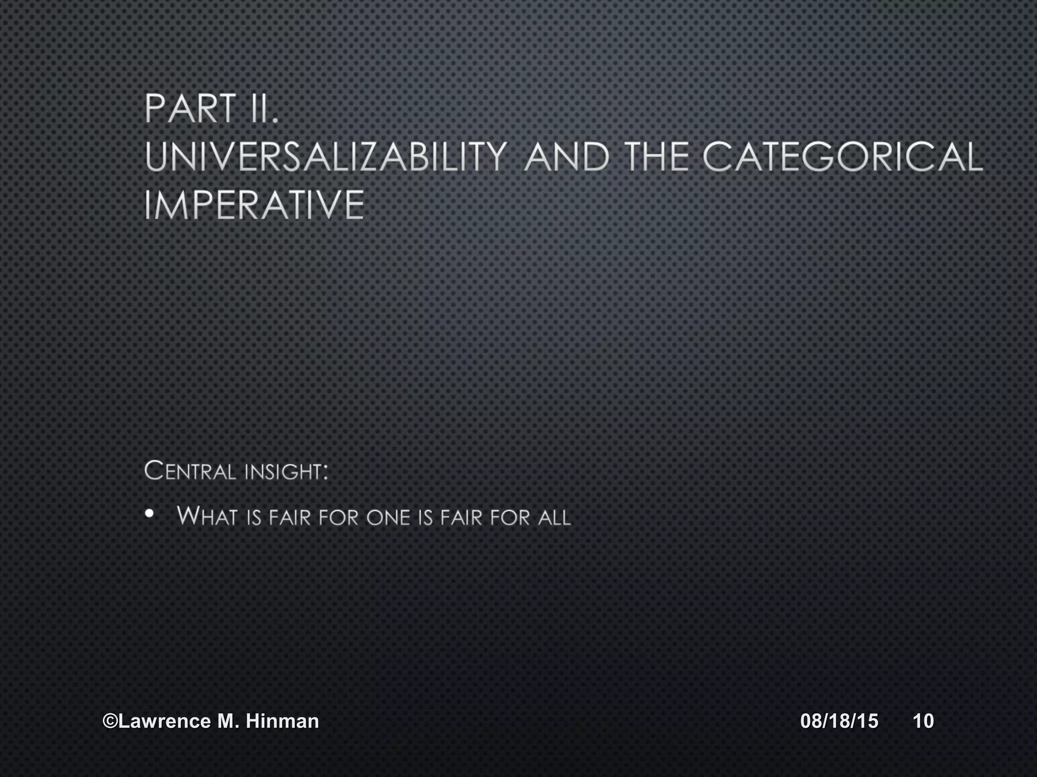 Kantian Ethics | PPT