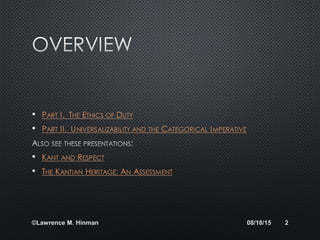 Kantian Ethics | PPT