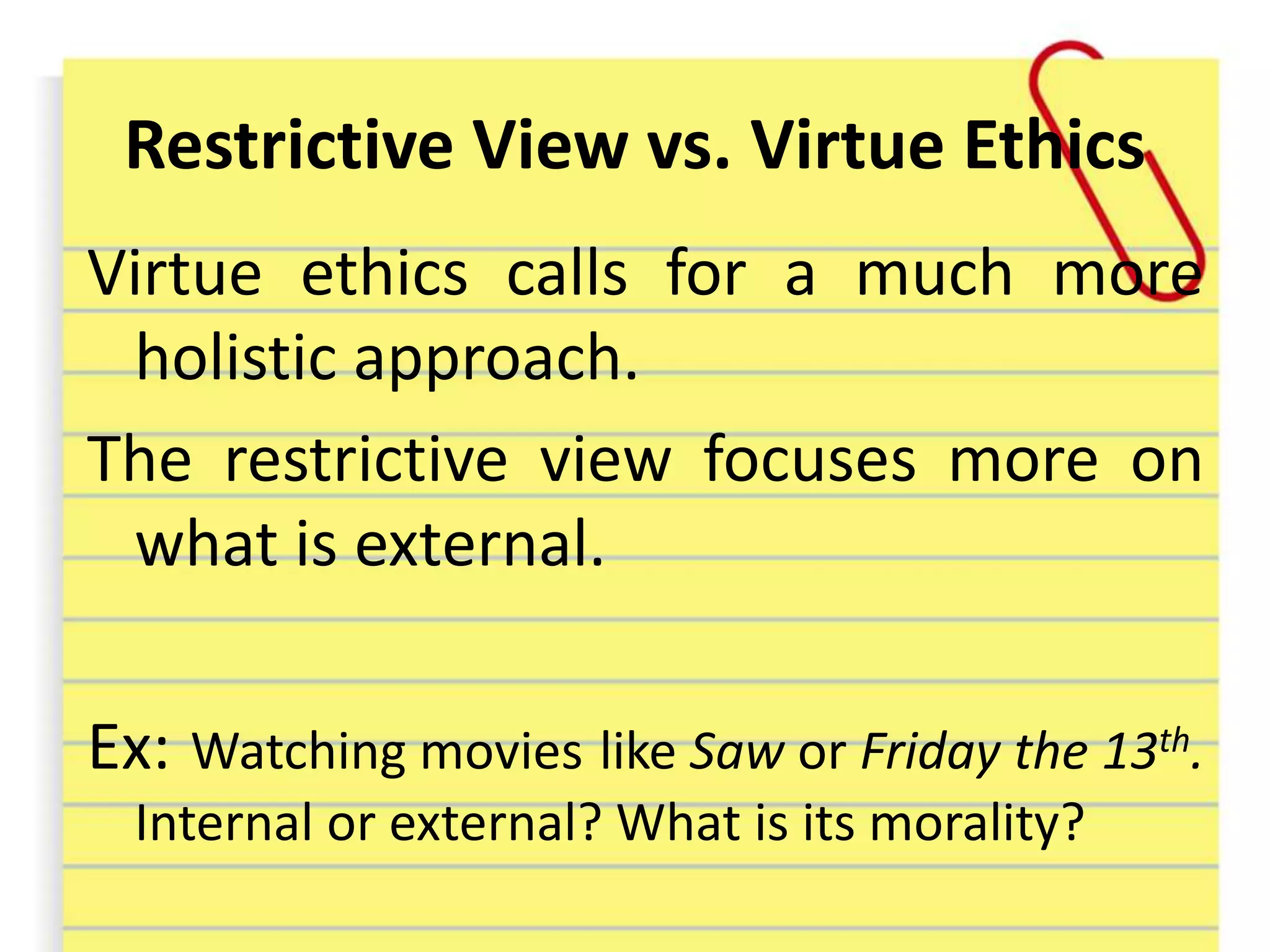 Kantian moral maturity and the cultivation of character | PPT