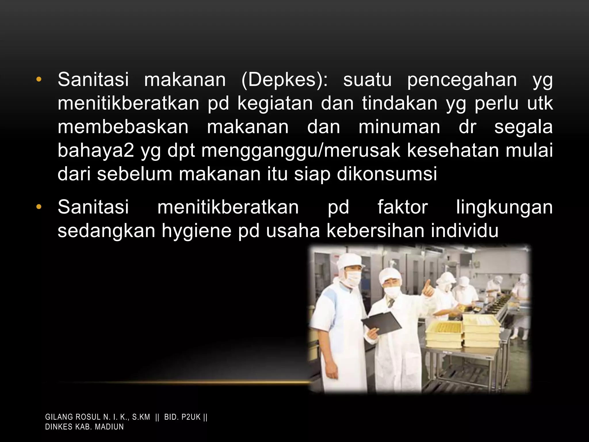 Hiygiene Sanitasi Kantin sekolah | PPTX