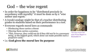 Kant's Moral Argument for the existence of God | PPTX | Religion ...