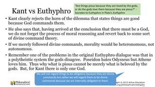 Kant's Moral Argument for the existence of God | PPTX