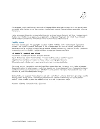 Kantor 4 Player Model (handout) | PDF