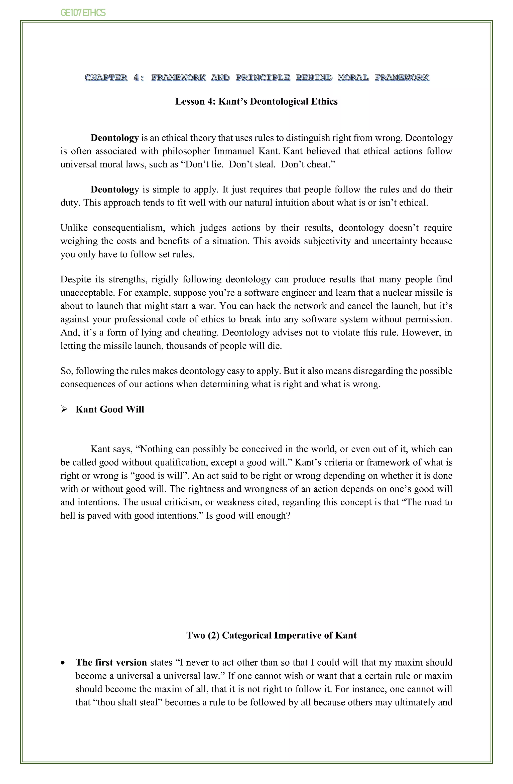 Kant’s Deontological Ethics.docx