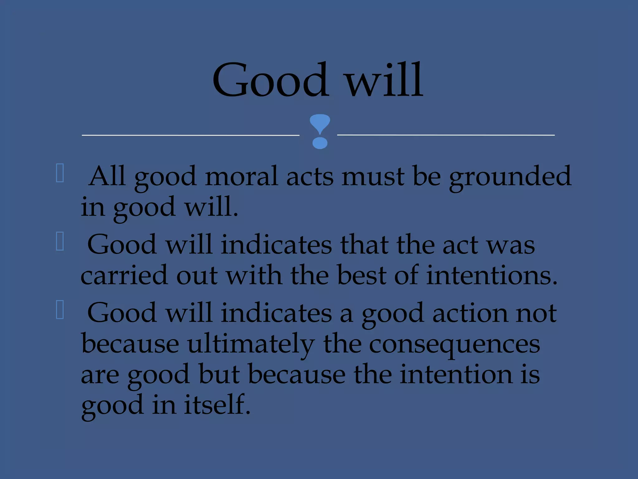 Kant's moral theory chapter 6 lecture | PPT