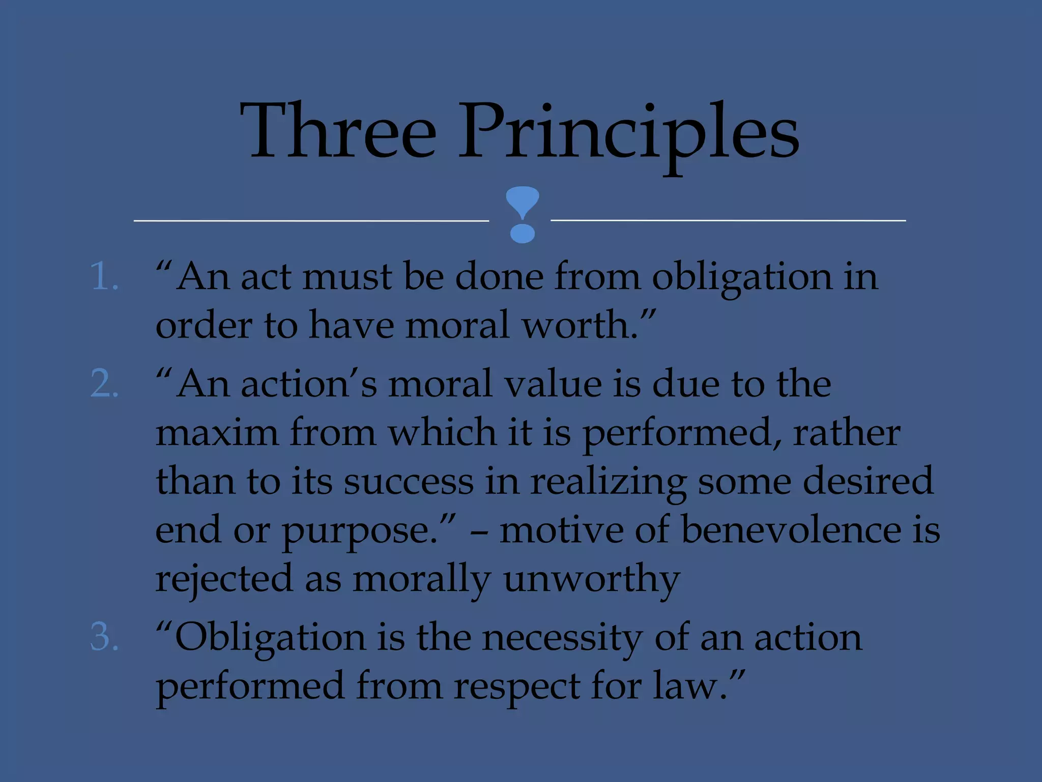 Kant's moral theory chapter 6 lecture | PPT