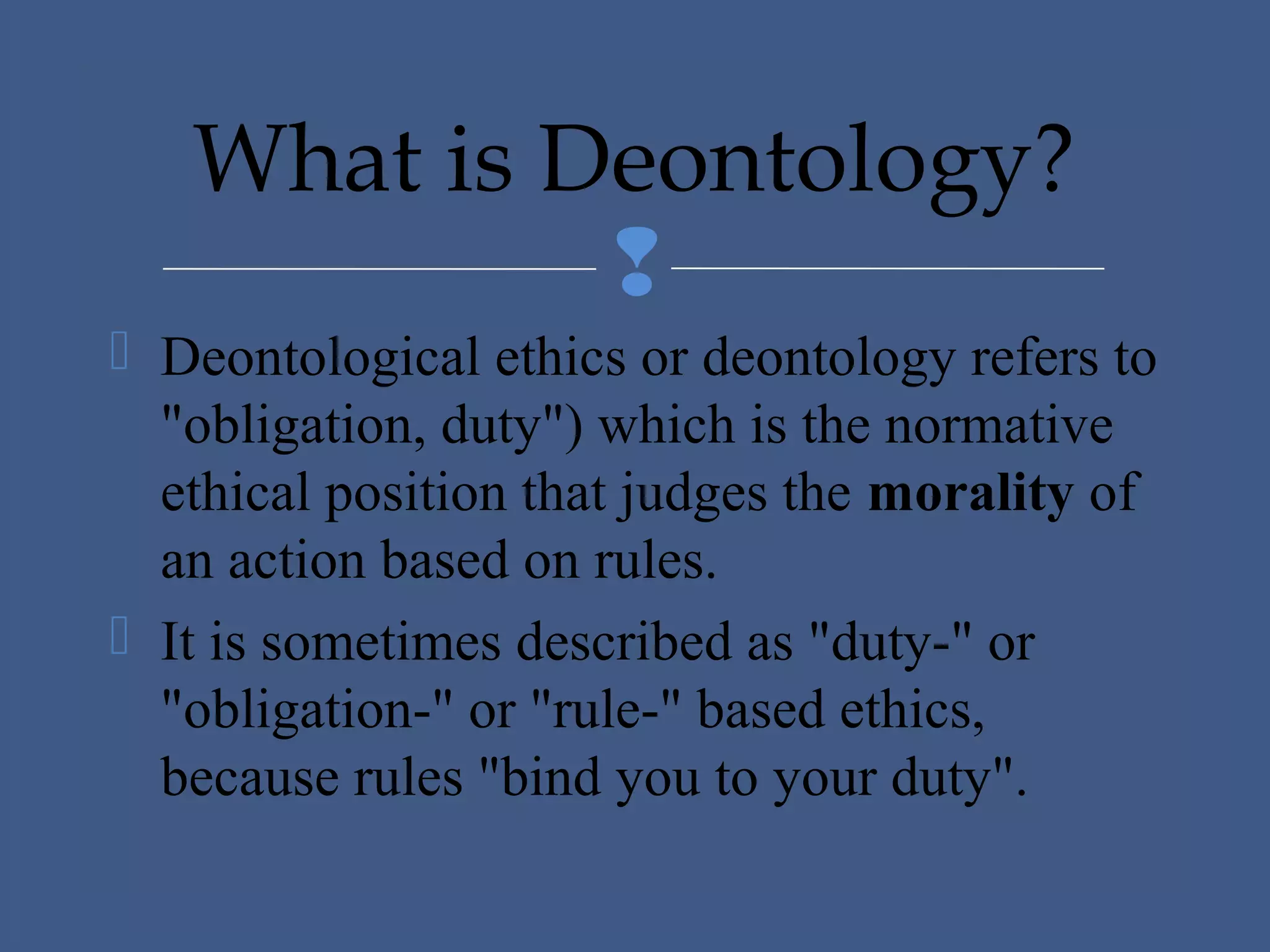 Kant's moral theory chapter 6 lecture | PPT