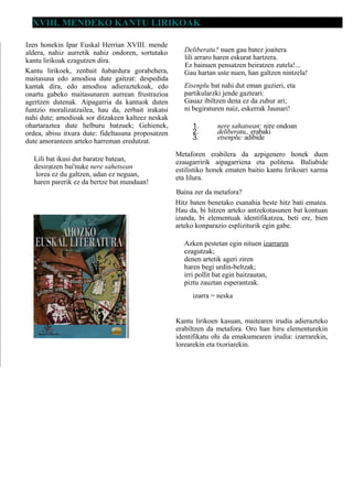 Kantu kontari ikasleentzako matreriala | DOC