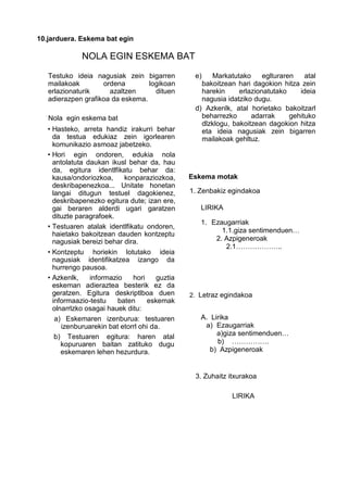 Kantu kontari ikasleentzako matreriala | DOC