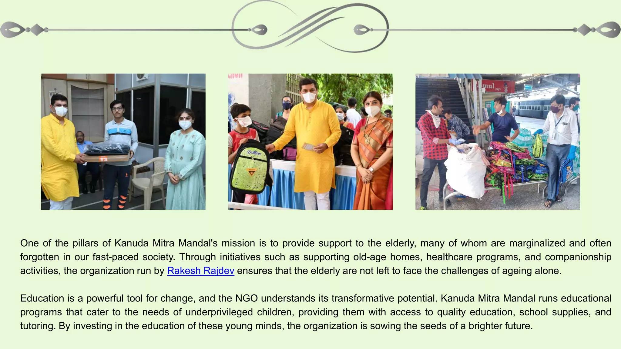 Kanuda Mitra Mandal Owned By Rakesh Rajdev – A Popular NGO Of Hope And ...