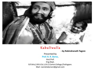The Kabuliwala By Rabindranath Tagore