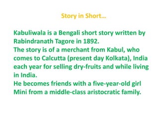 The Kabuliwala By Rabindranath Tagore
