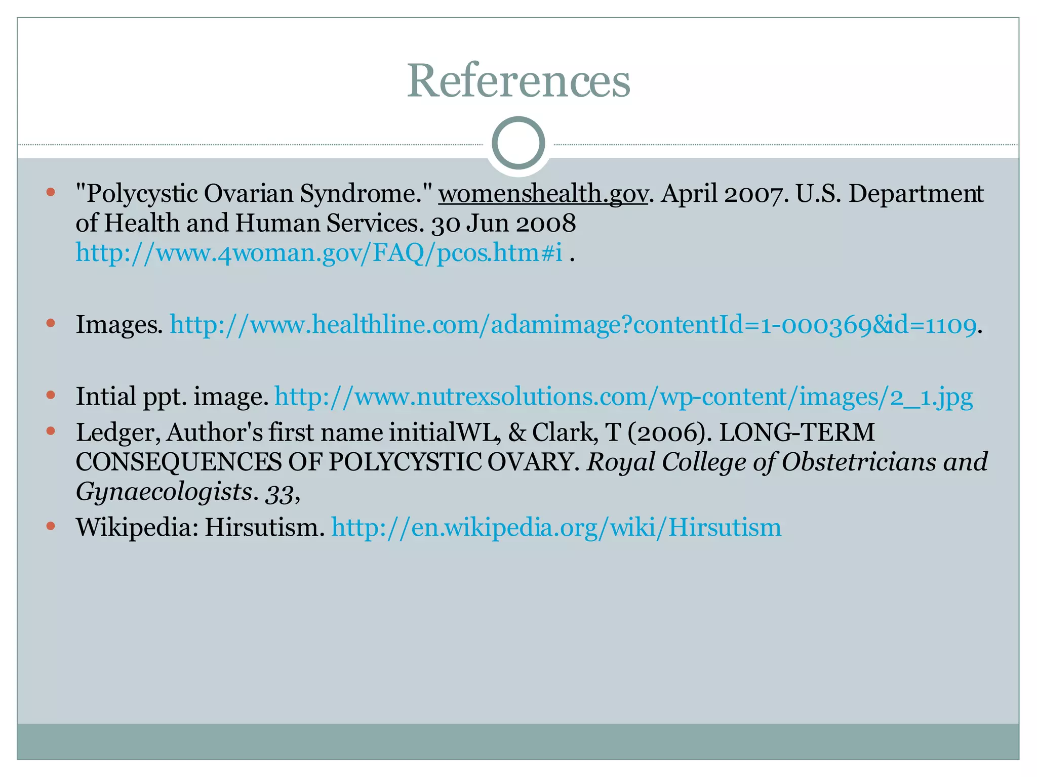 Student Work - PCOS | PPT