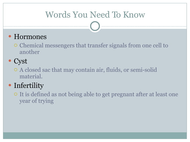 Student Work - PCOS | PPT