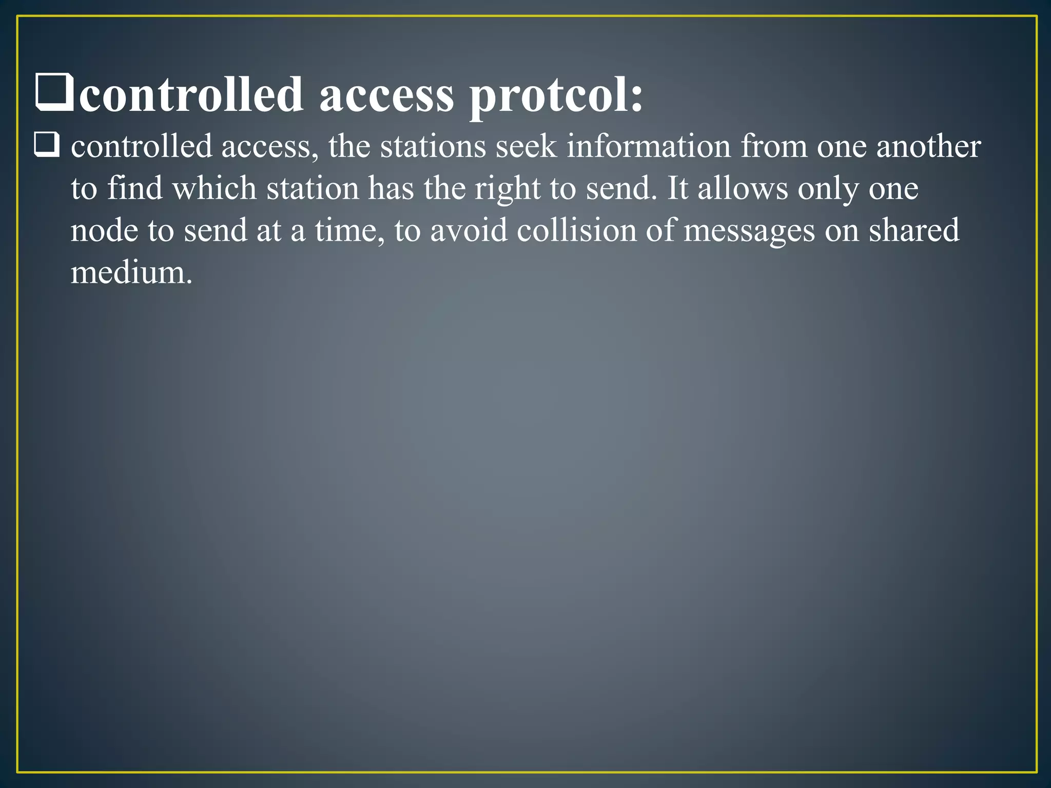multiacess protocol | PPT