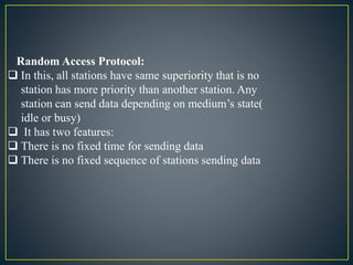 multiacess protocol | PPTX
