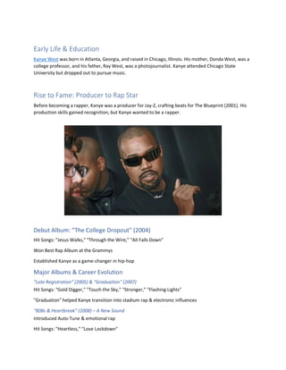 Kanye West Personal Life Biography The Celeb Post.pdf