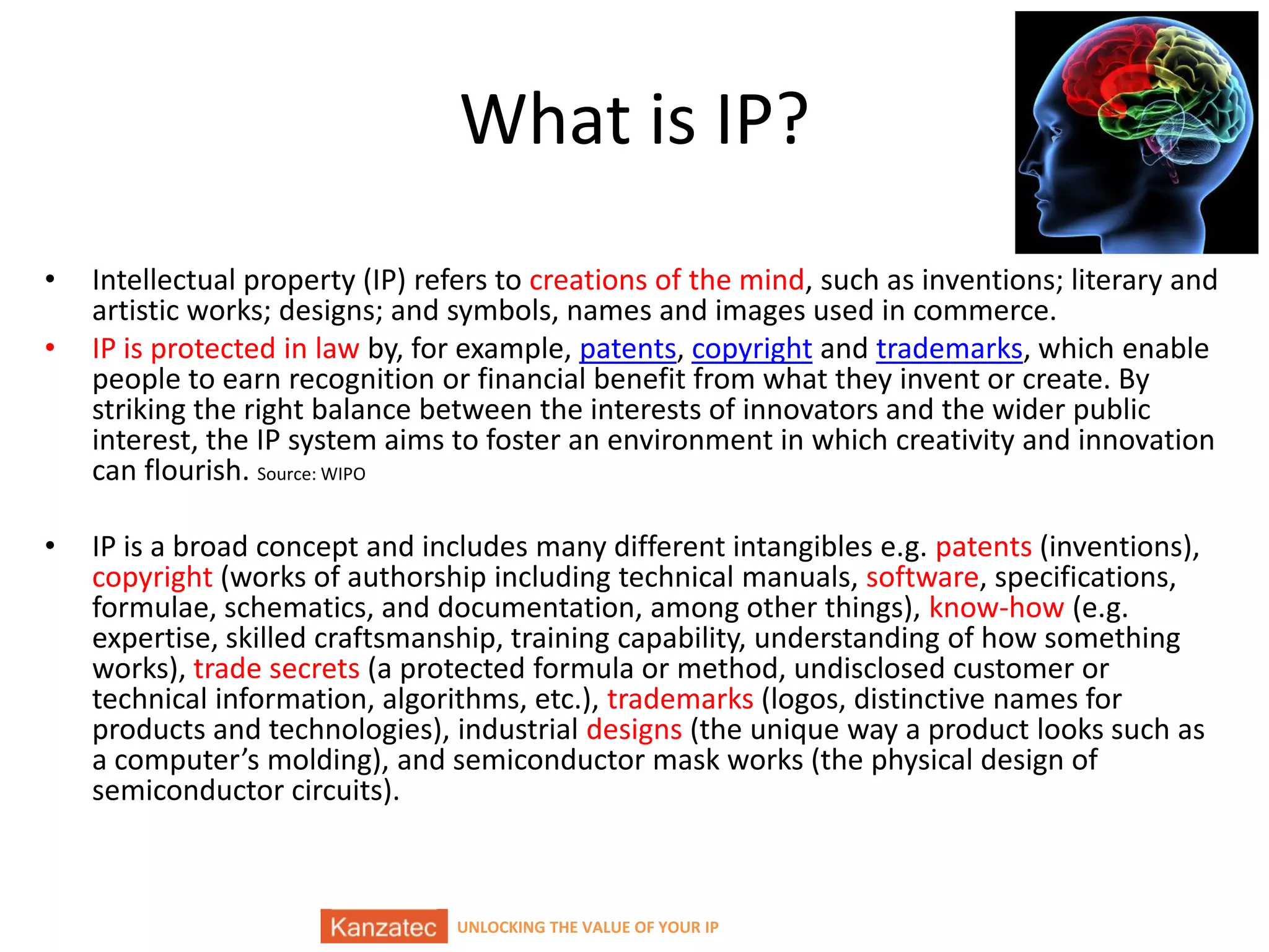 Introduction to IP and technology licensing for technology executives ...