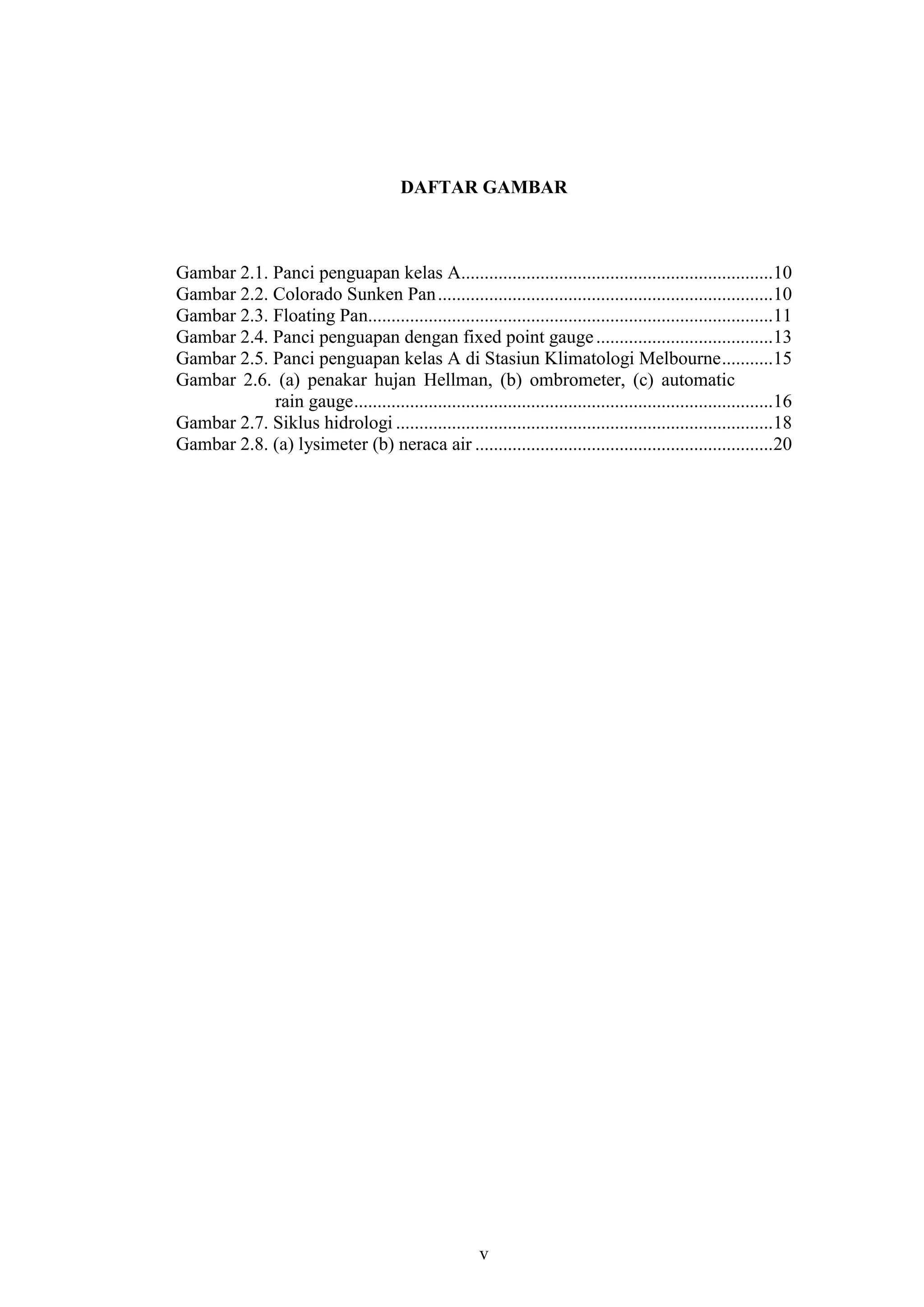 analisis prinsip kerja open pan evaporimeter | PDF