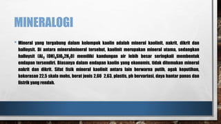 batu Kaolin | PPTX