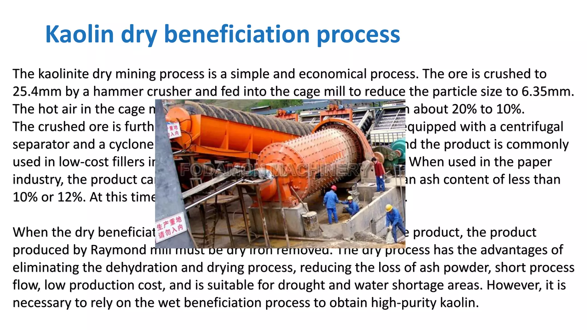 Kaolin - trade technology project information | PDF