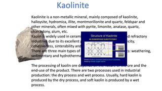 Kaolin - trade technology project information | PDF