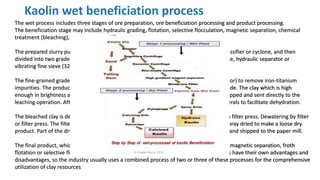 Kaolin - trade technology project information | PDF