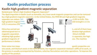 Kaolin - trade technology project information | PDF