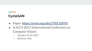 KaoNet v2 - Face Translation using CycleGAN | PDF