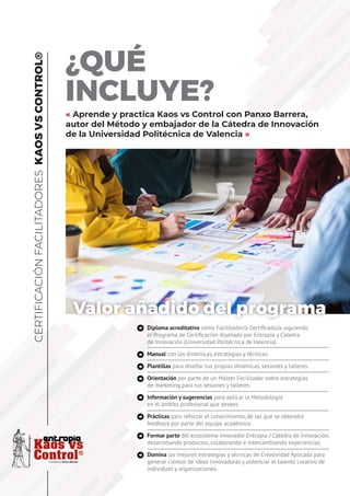 Kaos vs Control®: Programa de Certificación en Técnicas de Creatividad ...
