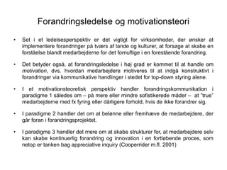 Kapitel 14: Kommunikation i forandringsprocesser | PPTX