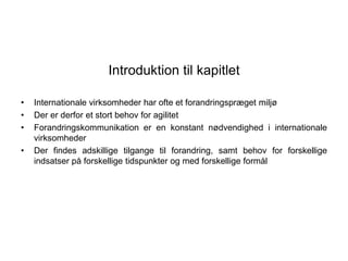 Kapitel 14: Kommunikation i forandringsprocesser | PPTX