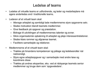 Kapitel 17: Teams i internationale virksomheder | PPTX