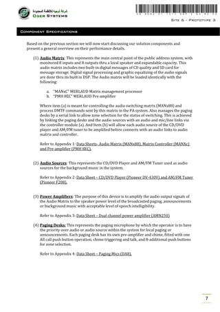 Technical Proposal - Public Address | PDF