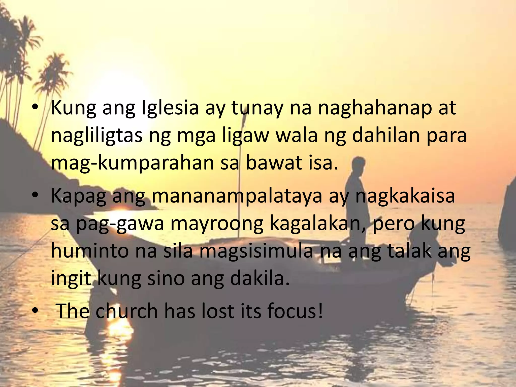 Kapag ang mangingisda ay hindi nangingisda | PPTX