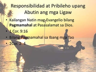 Kapag ang mangingisda ay hindi nangingisda | PPTX