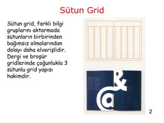 Kapaklar ve grid sistemi | PPT