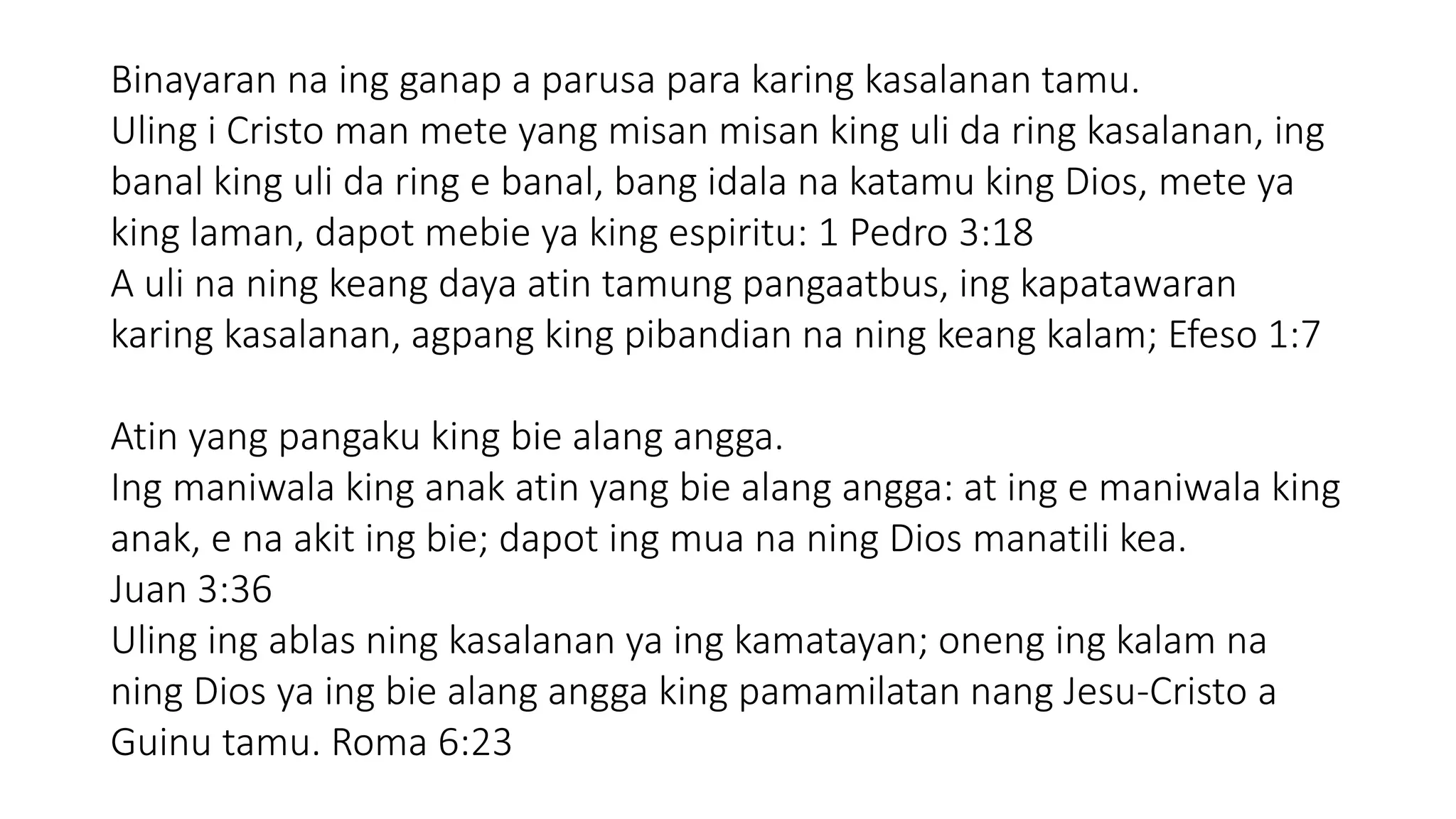 Kapampangan Soul Winning Gospel Presentation - Only JESUS CHRIST Saves.pptx