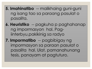 KAPANGYARIHAN NG WIKA.pptx KOMIKASYON NG AKADEMIKONG FILIPINO | PPTX