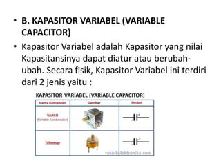 Kapasitor | PPTX