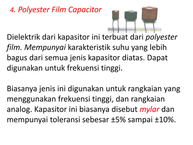 Kapasitor pengertian, teori penjelasan dan rumus | PPT