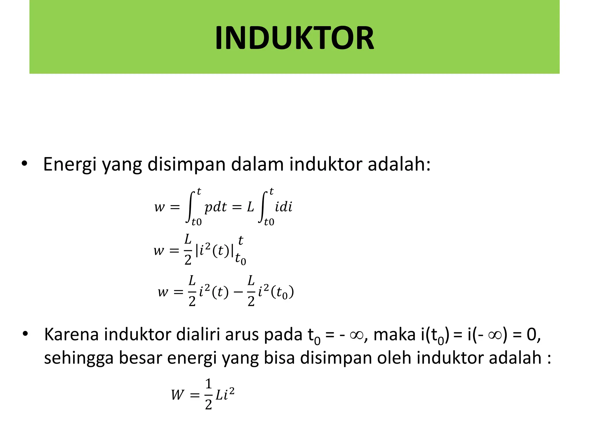 KAPASITOR DAN INDUKTOR.pptshshhshsbddhbsx | PPTX