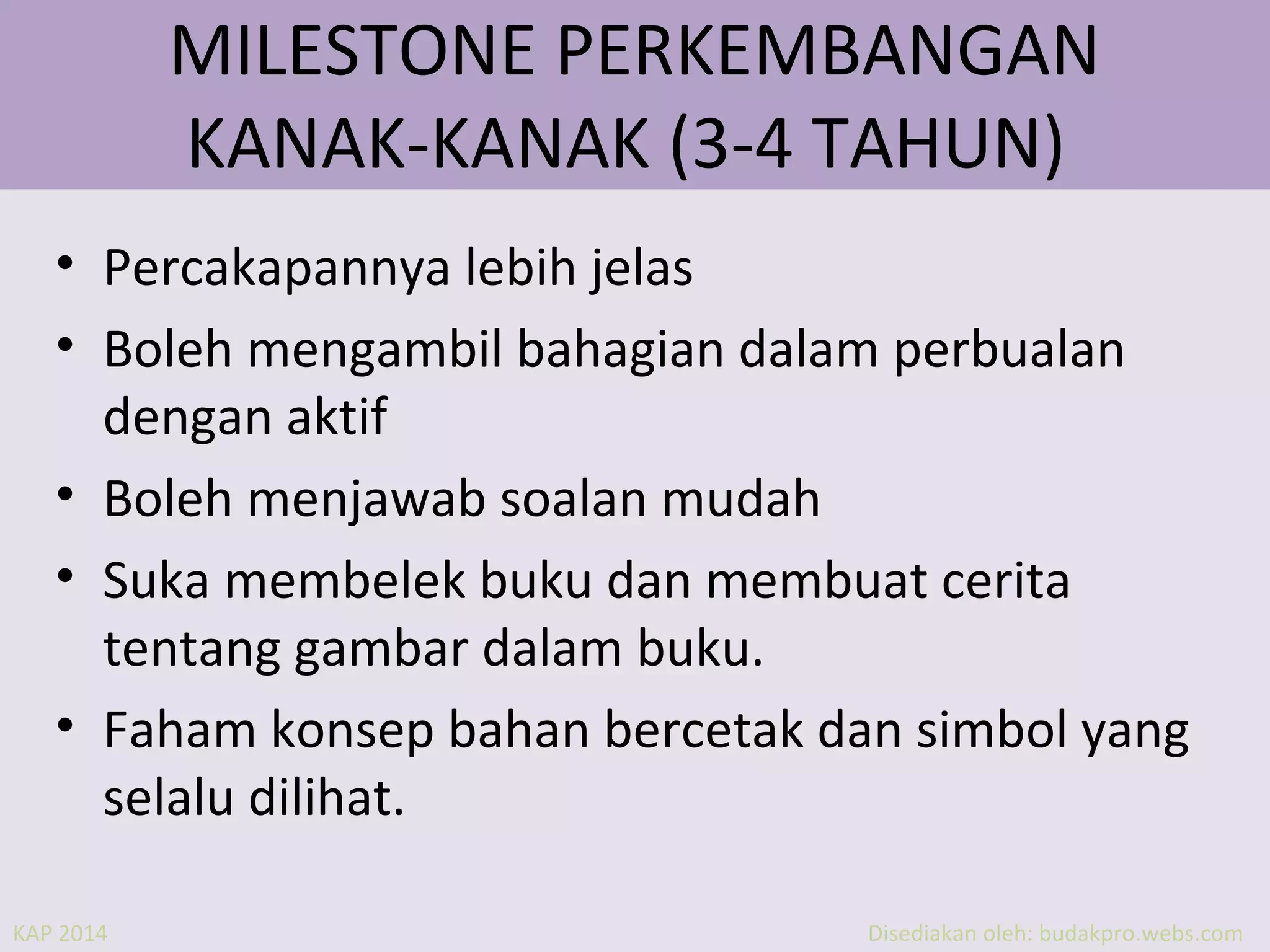 Perkembangan Bahasa,Komunikasi & Literasi Awal Kanak-kanak | PPT