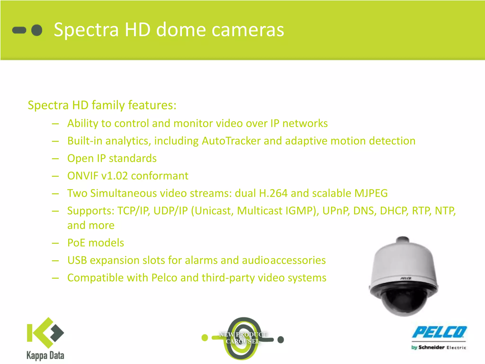 Pelco IP camera's - Kappa Data product Launch | PPTX